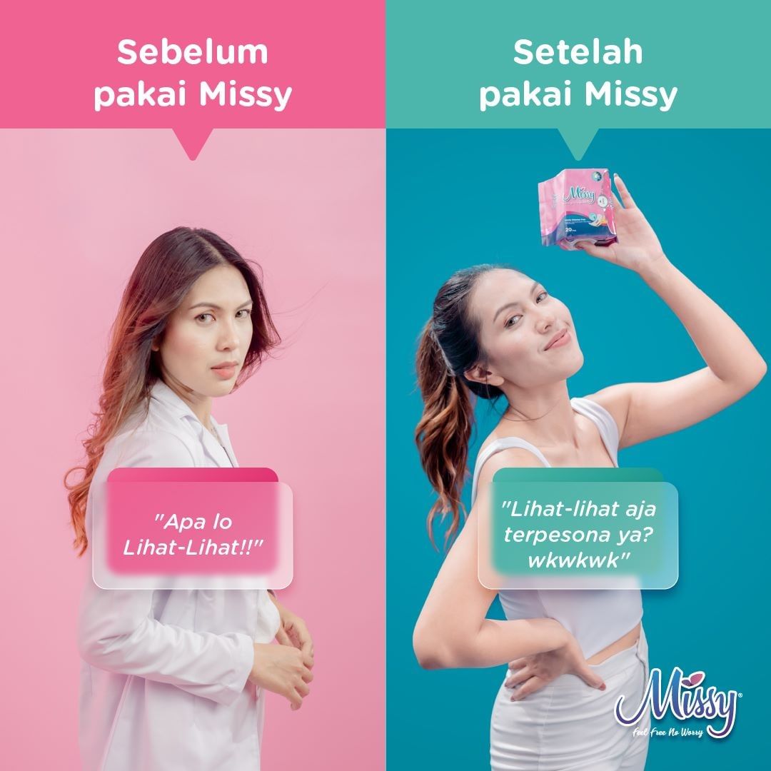 Meme Cewek Ketika Sebelum dan Setelah Bertemu Pembalut Nyaman