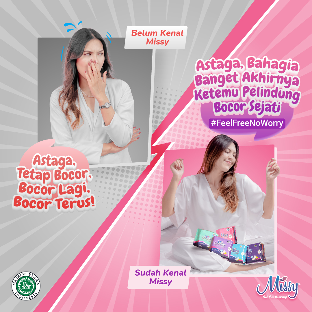 Meme Cewek Ketika Sebelum dan Setelah Bertemu Pembalut Nyaman